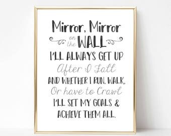 Mirror quotes | Etsy