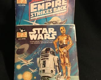 Vintage star wars record | Etsy