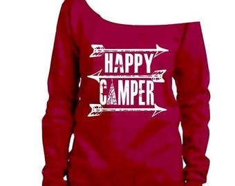 Happy camper shirt | Etsy