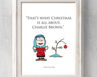 Charlie brown poster | Etsy
