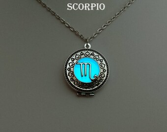 Scorpio necklace | Etsy