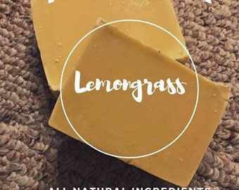 Lemongrass Sage soap Handmade soap with lemongrass and clary
