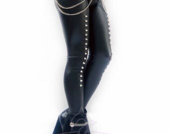 Heavy metal leggings | Etsy
