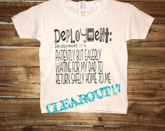 Deployment shirt | Etsy