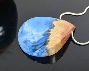 Resin pendant | Etsy