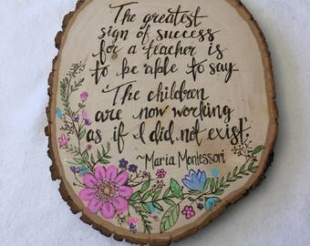 Maria montessori | Etsy