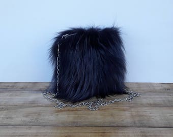 Fur purse | Etsy
