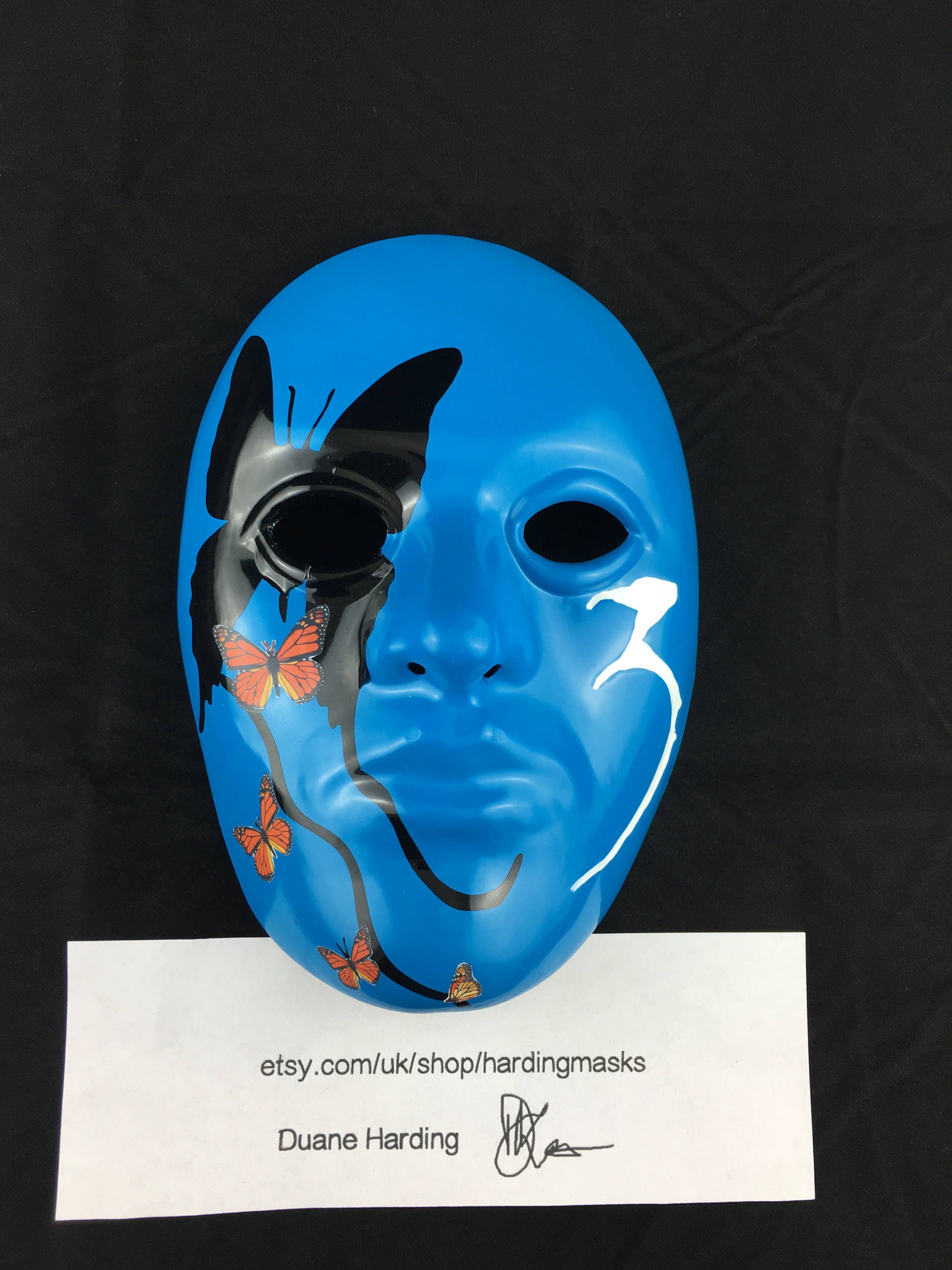 Hollywood Undead Johnny Three Tears Butterfly J3T Mask Cosplay