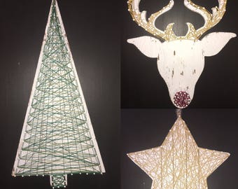 String art christmas | Etsy