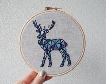 Geometric embroidery | Etsy