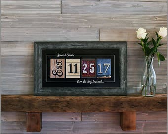 Wedding date sign | Etsy
