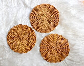 Wicker wall decor | Etsy