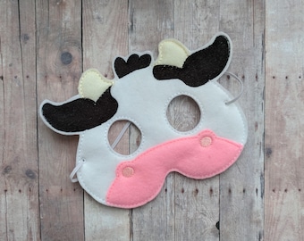 Cow mask | Etsy