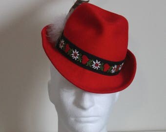 Swiss alpine hat | Etsy