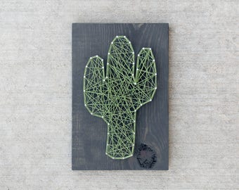 Cactus string art | Etsy