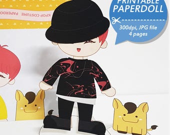 Stacy and Stella printable paper dolls