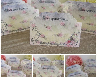 Beauty and the Beast Table Numbers Disney Wedding Table