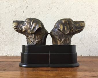 Dog bookends | Etsy