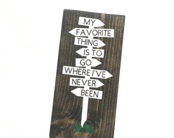 Travel wood sign | Etsy