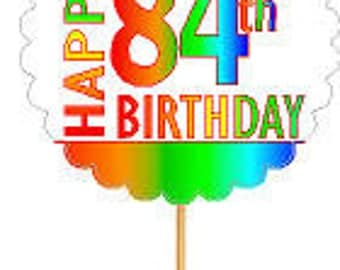 84th birthday | Etsy