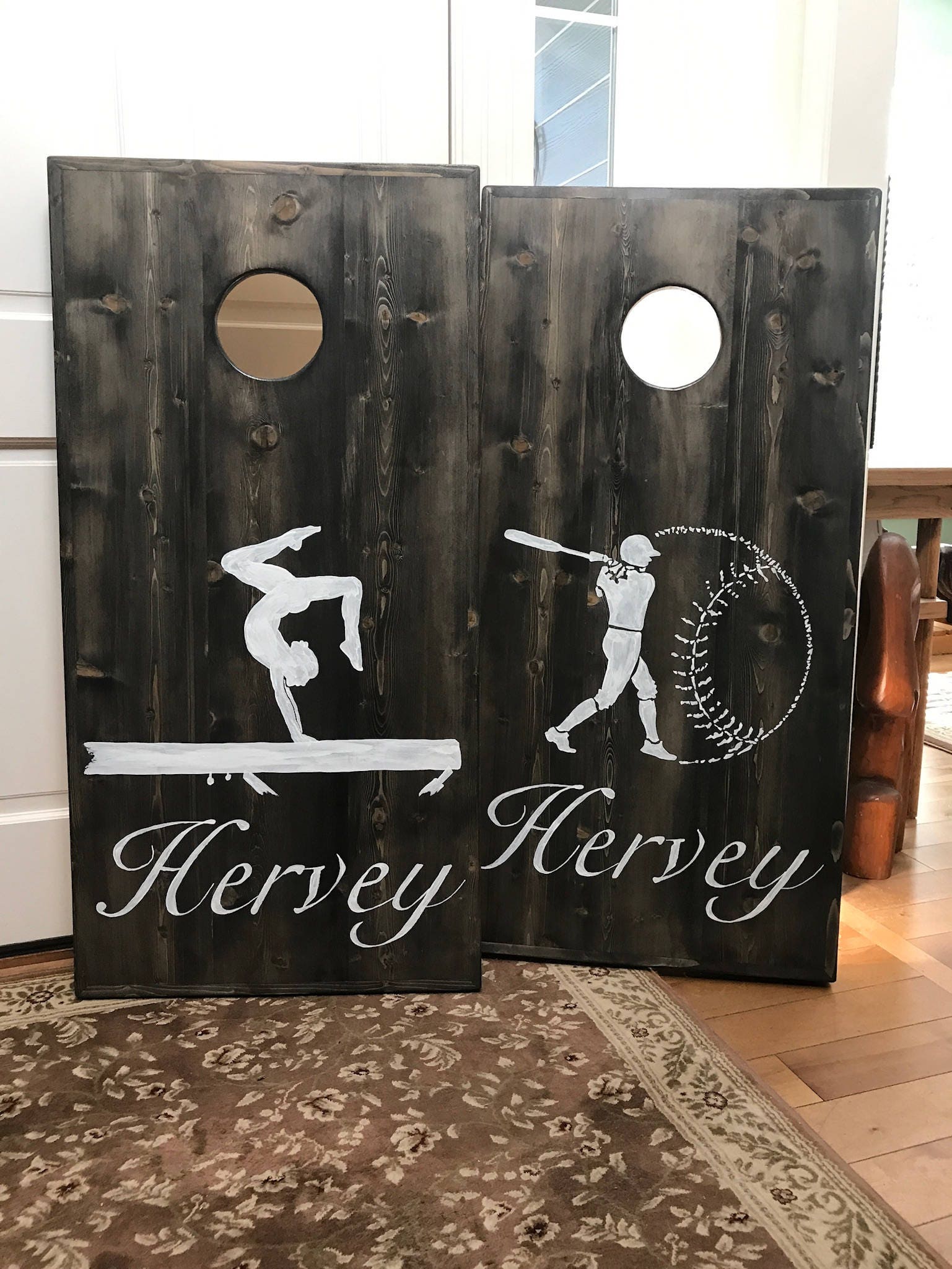 Deluxe Custom Made Cornhole Boards