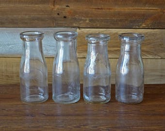 Vintage milk bottles | Etsy