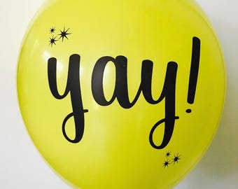 Yay balloons | Etsy