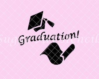 Graduation stencil | Etsy