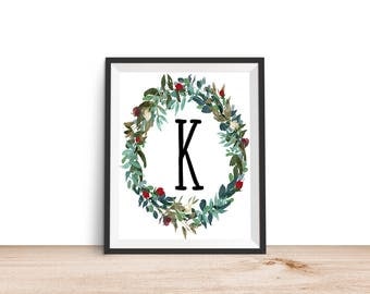 Letter k print | Etsy