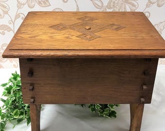 Sewing box - Vintage | Etsy UK