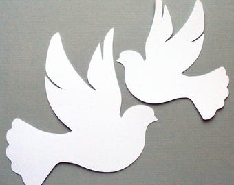 Dove gift tags | Etsy