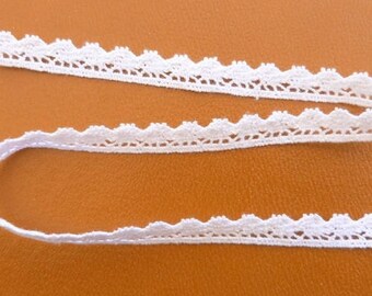 French Style Crochet Cotton Lace Ribbon White Wedding Sewing