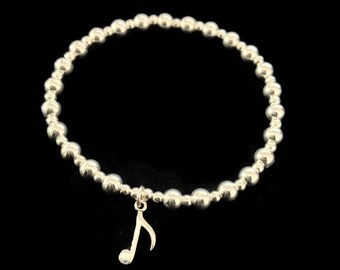Music note bracelet | Etsy