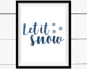 Winter print | Etsy