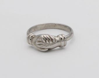 Sterling Silver Hand Ring
