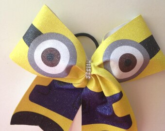 Minion cheer bow | Etsy