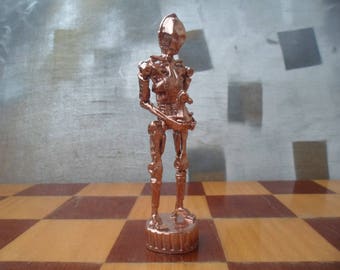 Metal chess set | Etsy