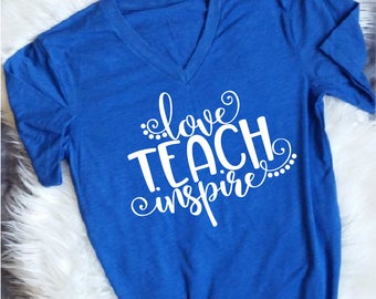 Teacher t shirts | Etsy