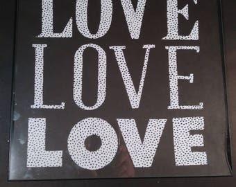 Love wall decor | Etsy