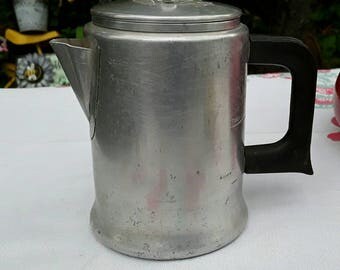 Aluminum coffee pot | Etsy
