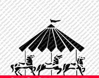 Carousel svg | Etsy