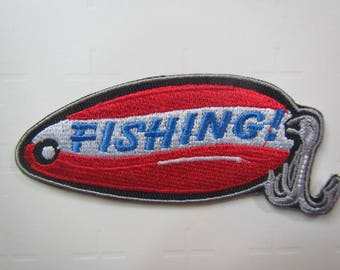 Fishing patch | Etsy
