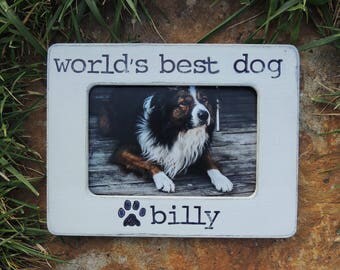 Dog picture frames | Etsy