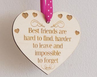 Best friends plaque | Etsy