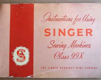 Singer sewing 99k | Etsy