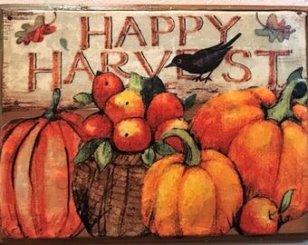 Happy harvest | Etsy
