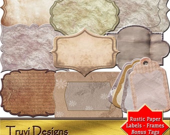 Scrapbook labels | Etsy