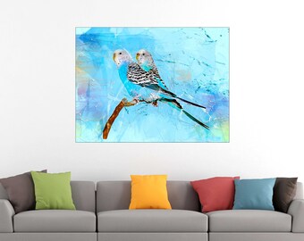 Parrot poster | Etsy