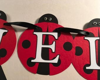 Lady bug banner | Etsy