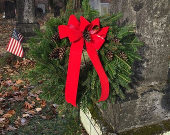 Cemetery wreath | Etsy